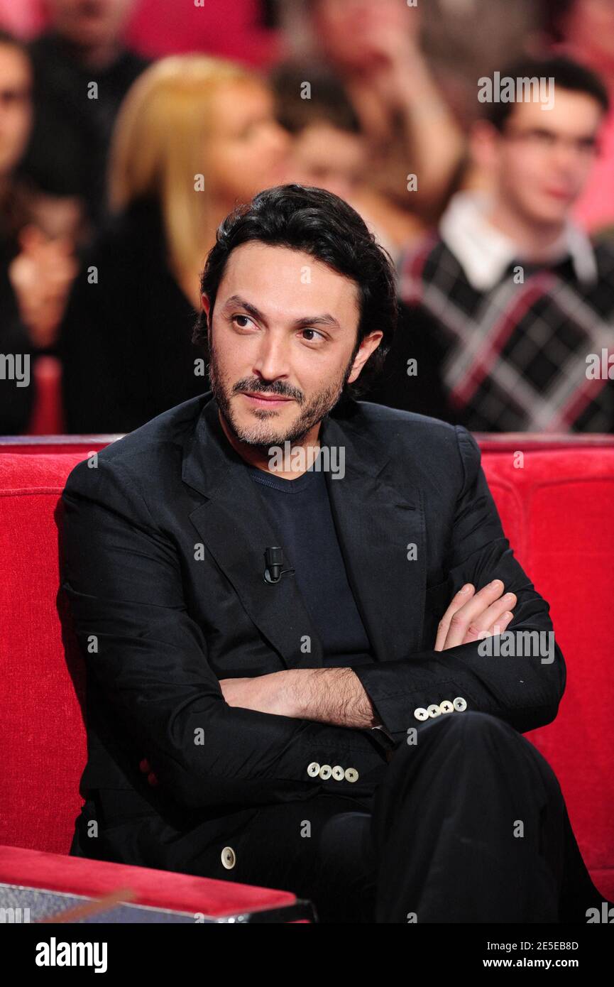 Olivier Sitruk lors de l'enregistrement de l'emission Vivement Dimanche ...