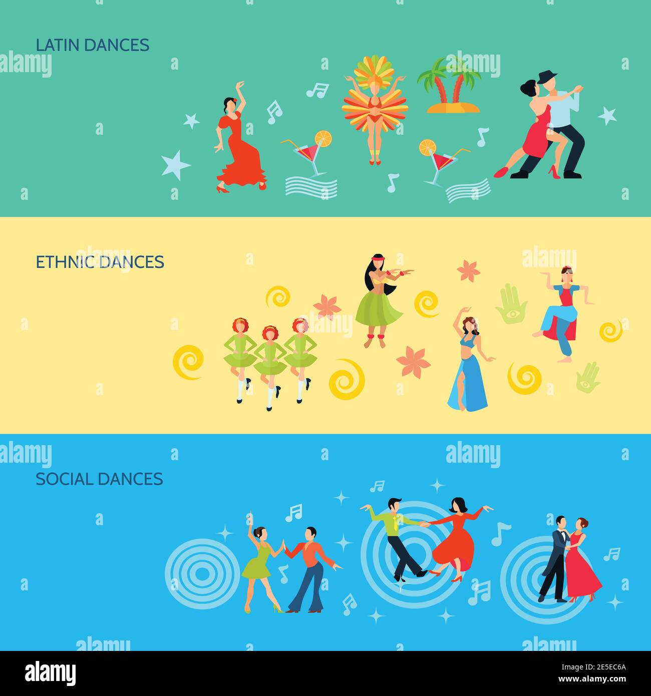 Social dances Stock Vector Images - Alamy