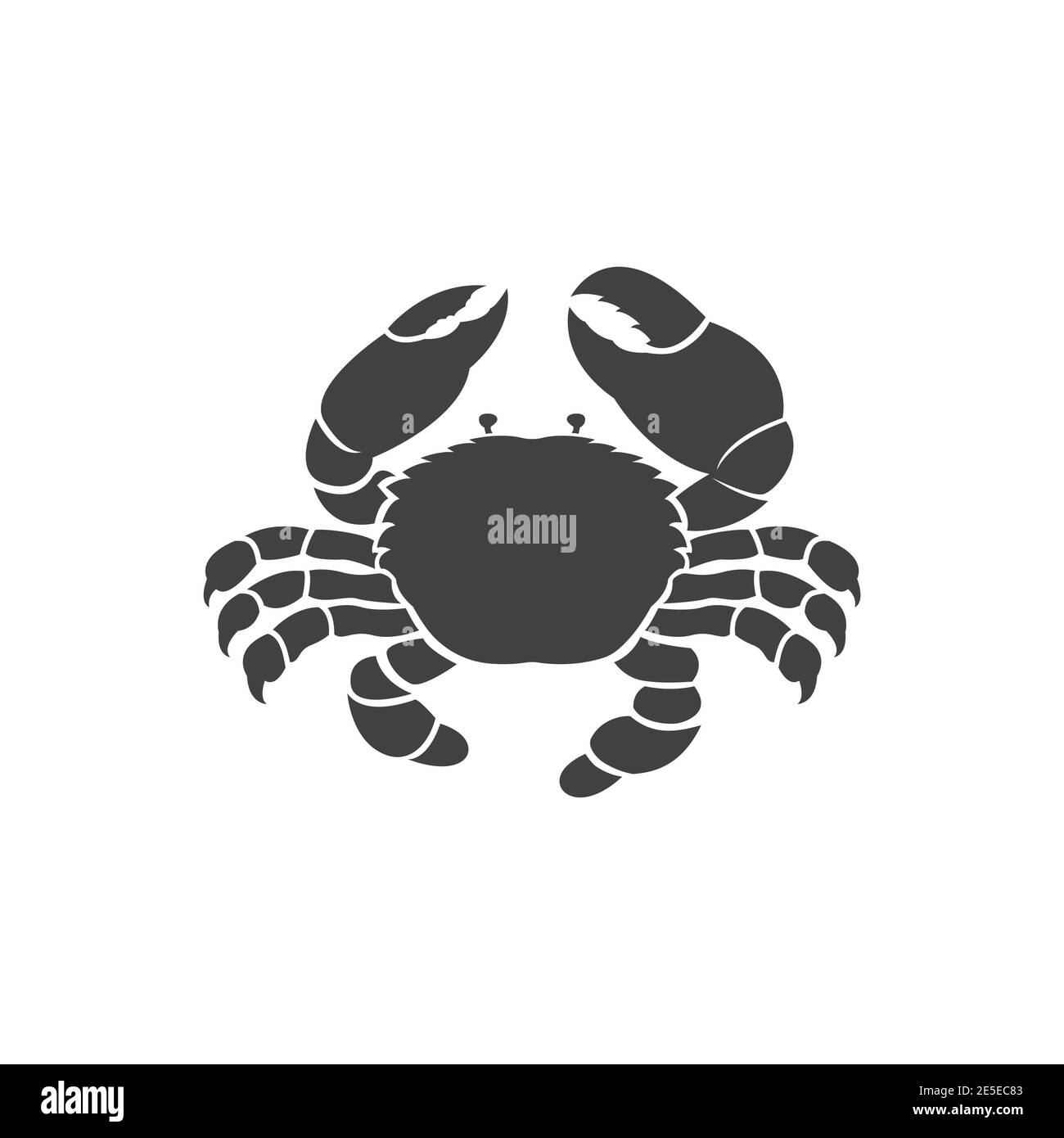 Simple Crab Silhouette