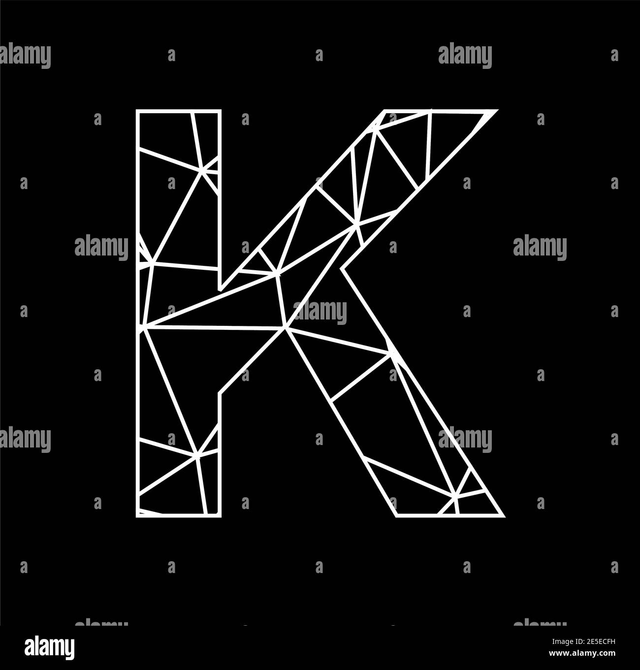 K block Stock Vector Images - Alamy