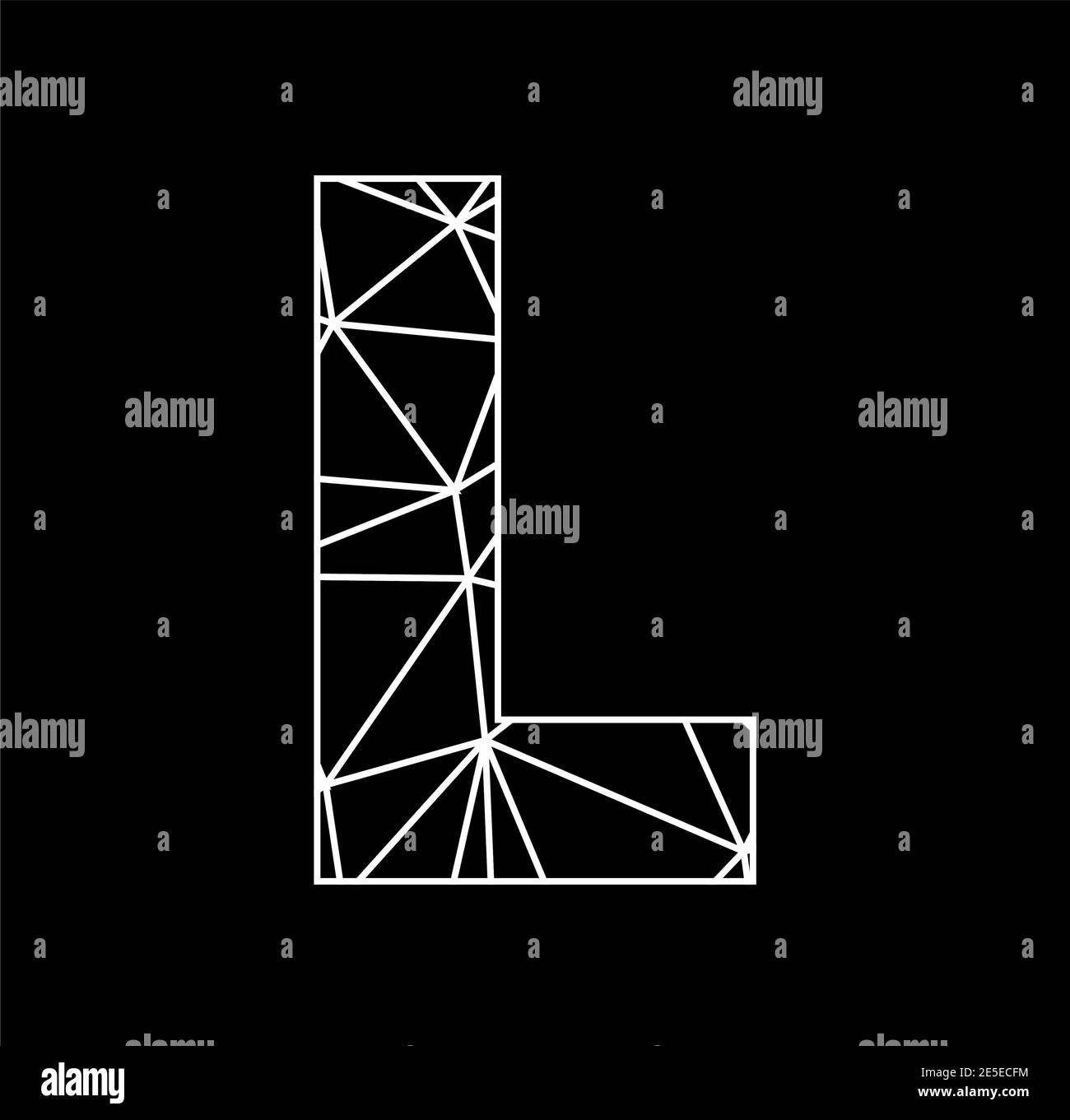 L geometric hi-res stock photography and images - Alamy