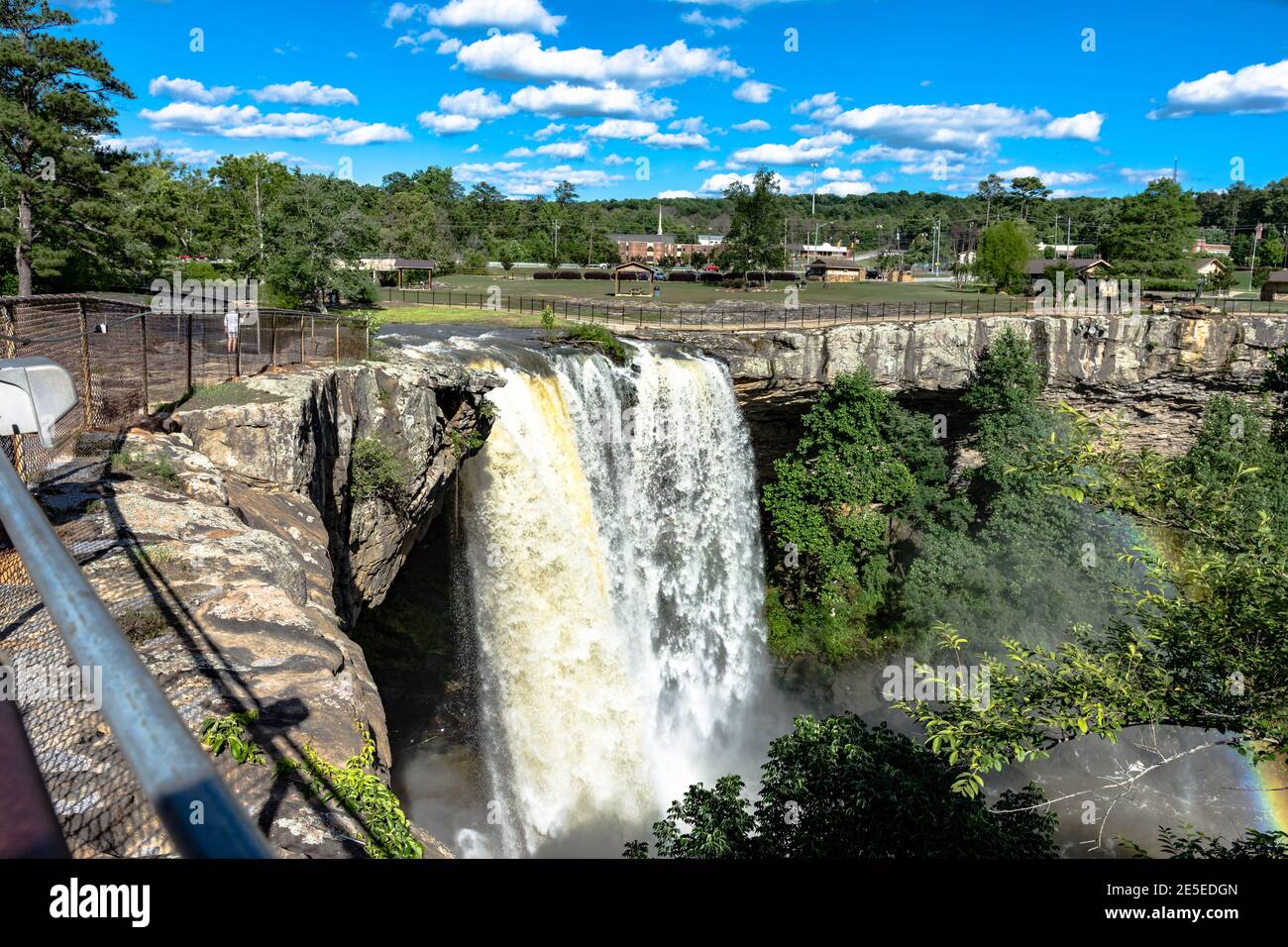 Gadsden, Alabama, USA - May 25, 2017: Noccalula Falls after a storm ...