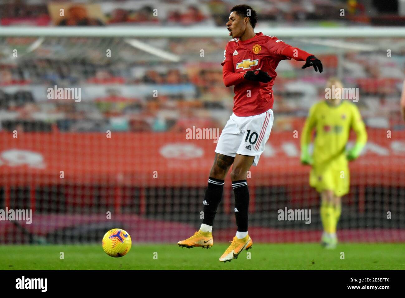 Manchester, United Kingdom, 27th January 2021. Manchester United's ...
