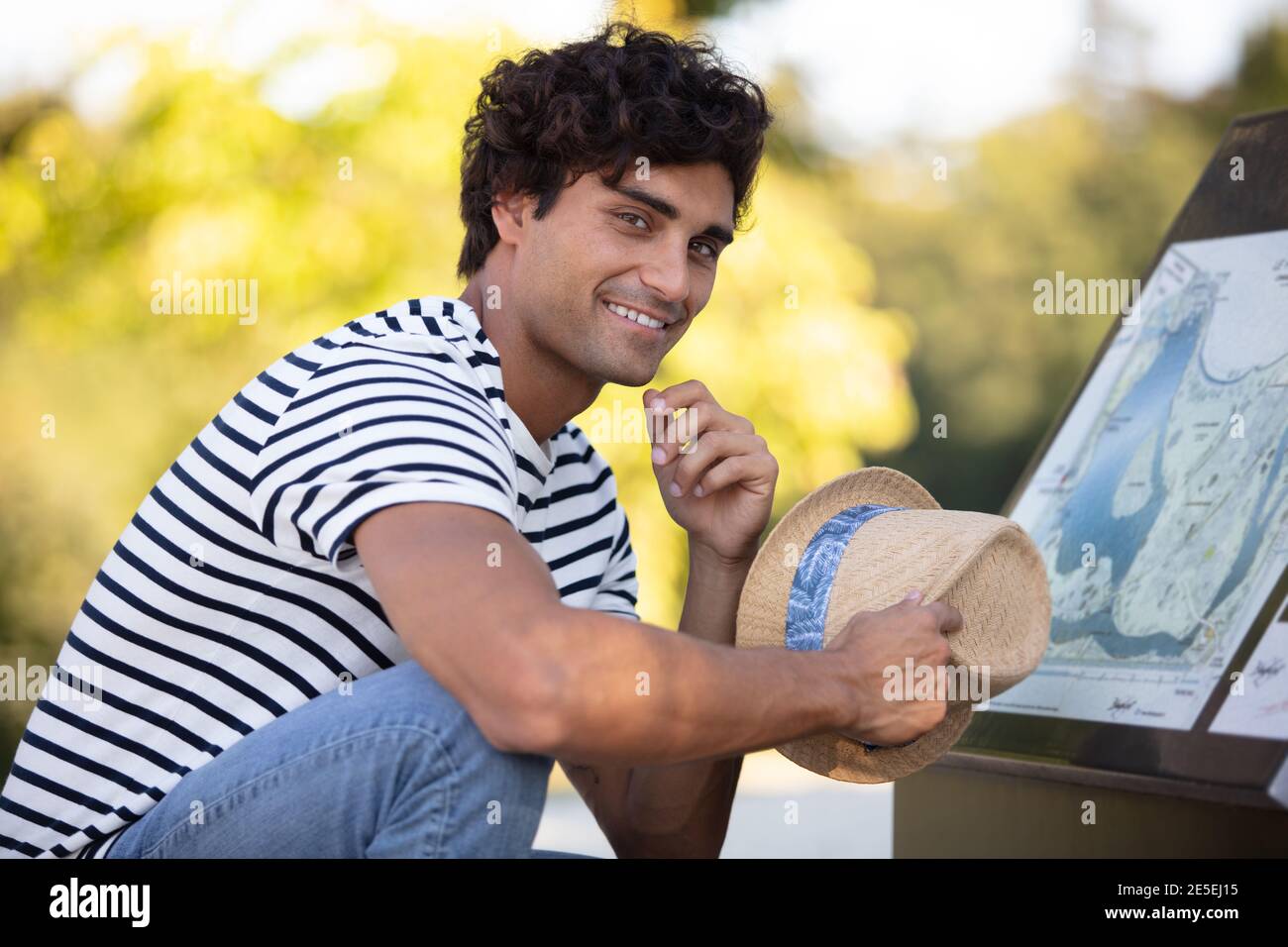 Man takes off hat hi-res stock photography and images - Alamy