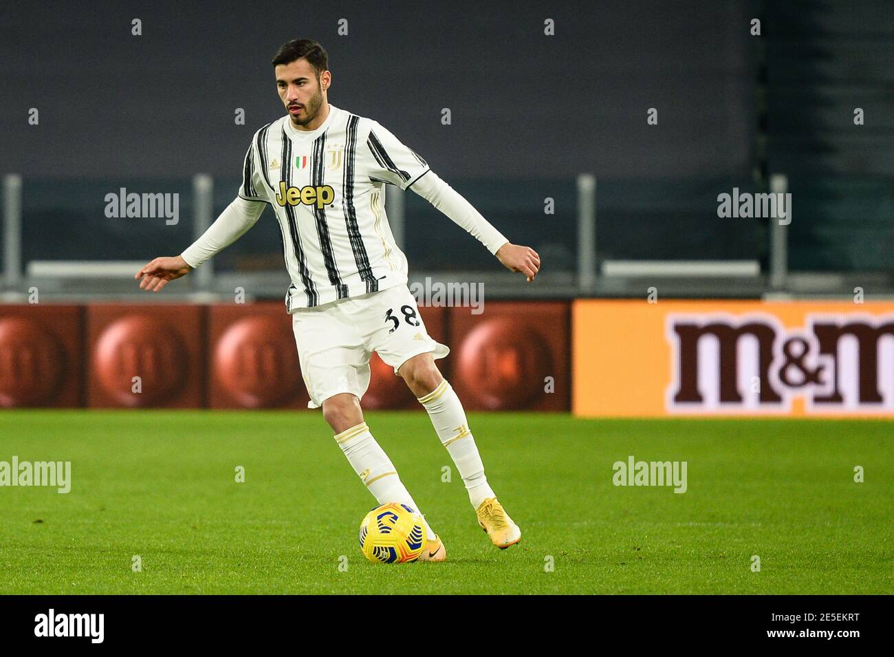 Gianluca Frabotta of Juventus FC during the Coppa Italia football match ...