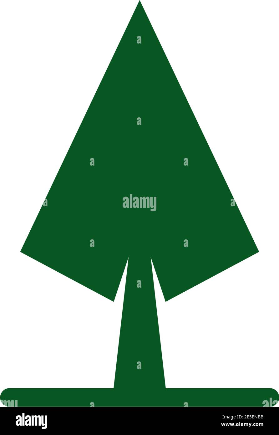 Pine tree logo design symbol vector template Stock Vector Image & Art ...