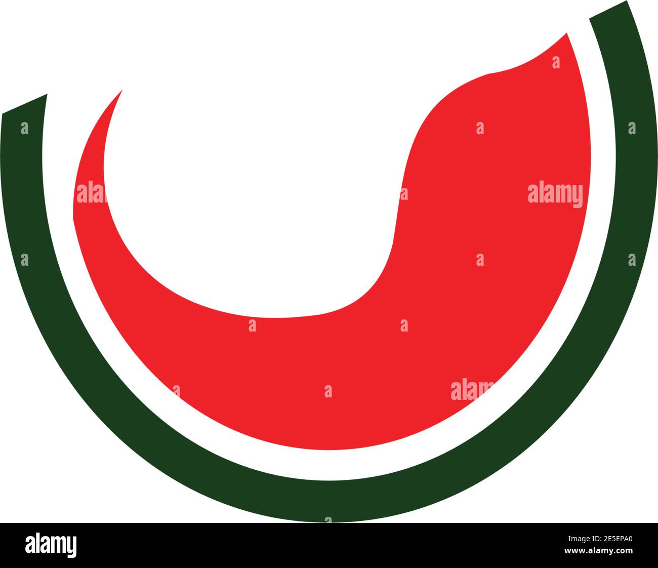 Watermelon fruit logo design vector template Stock Vector Image & Art ...