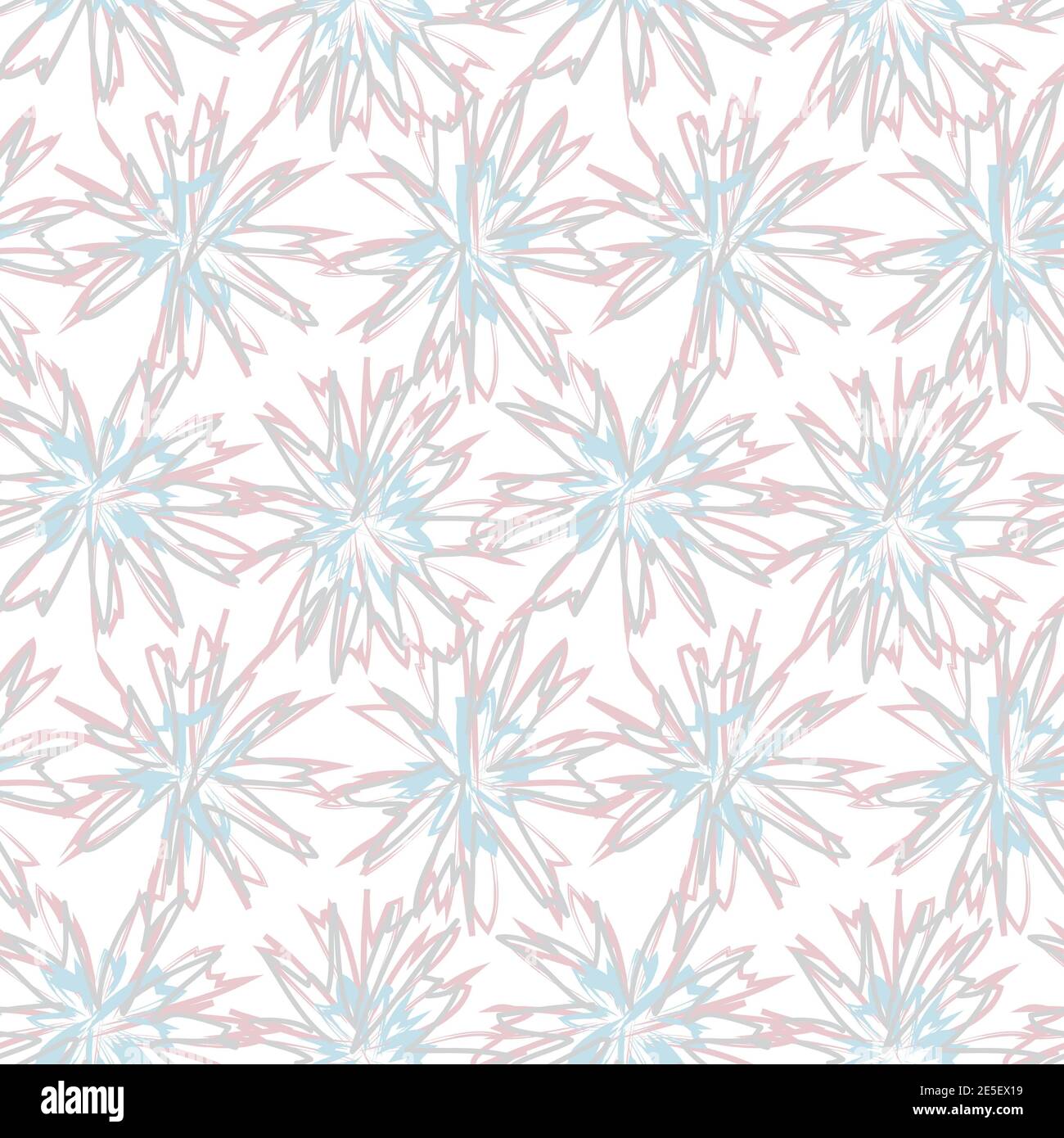 Pink Floral brush strokes seamless pattern background for fashion ...