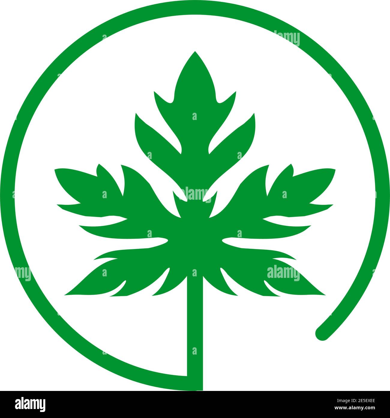 Papaya logo Stock Vector Images - Alamy