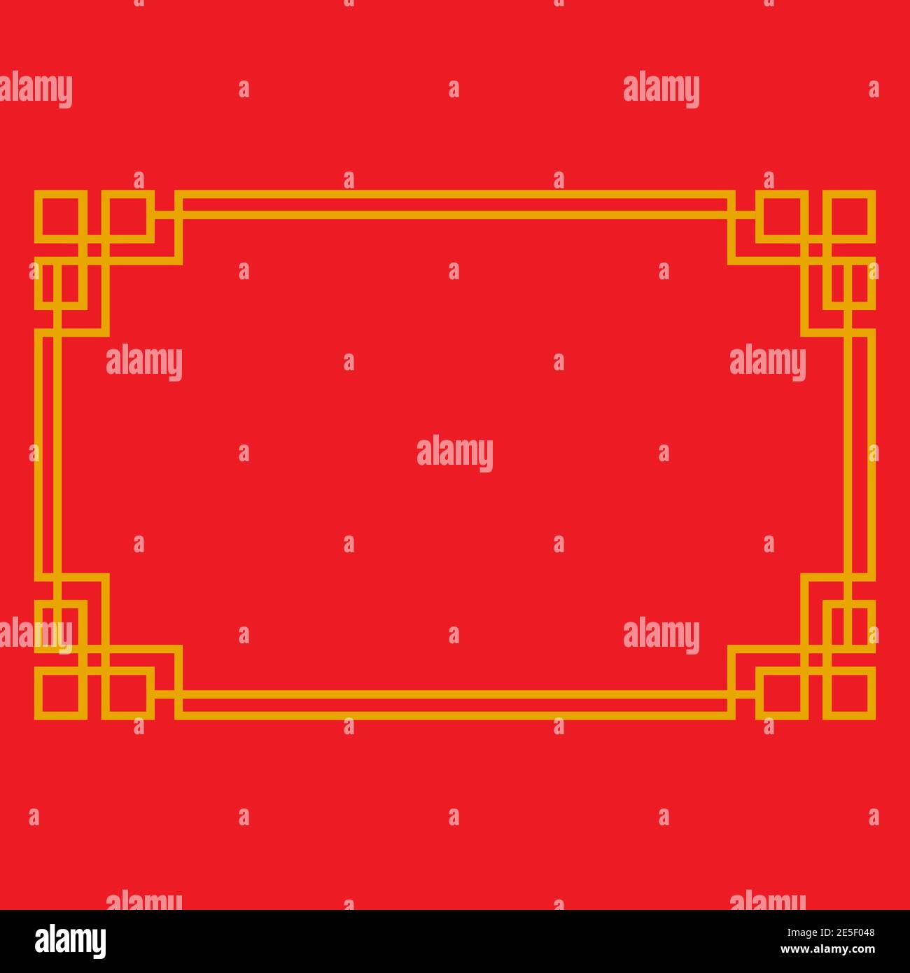 Chinese border frame design vector template Stock Vector Image & Art ...