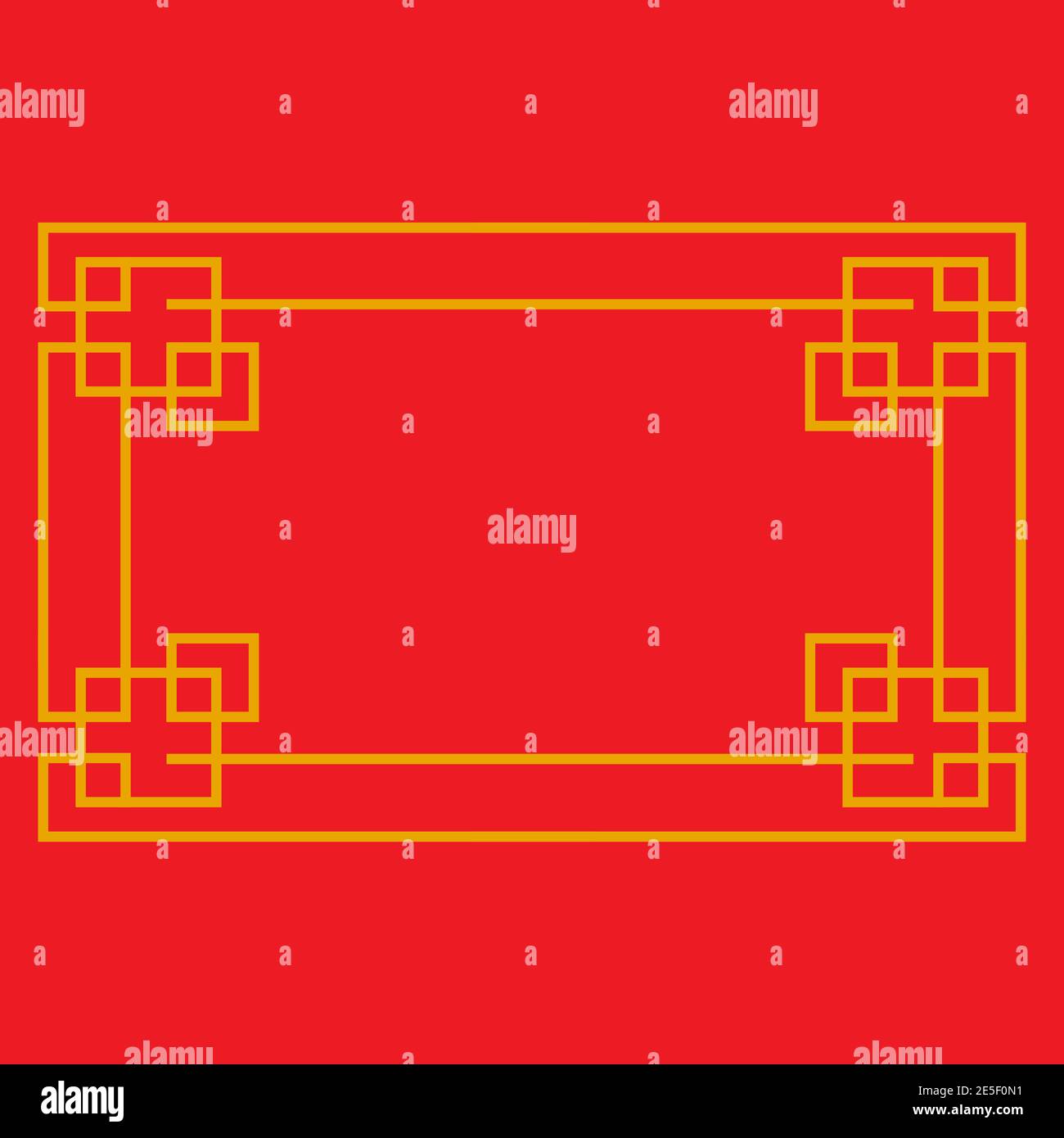 Chinese border frame design vector template Stock Vector Image & Art ...