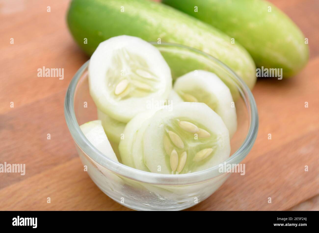 cucumber salad in a bowl Stock Photo - Alamy