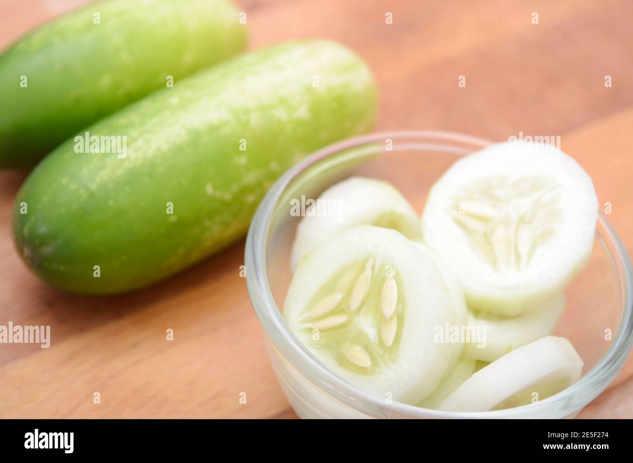 cucumber salad in a bowl Stock Photo - Alamy