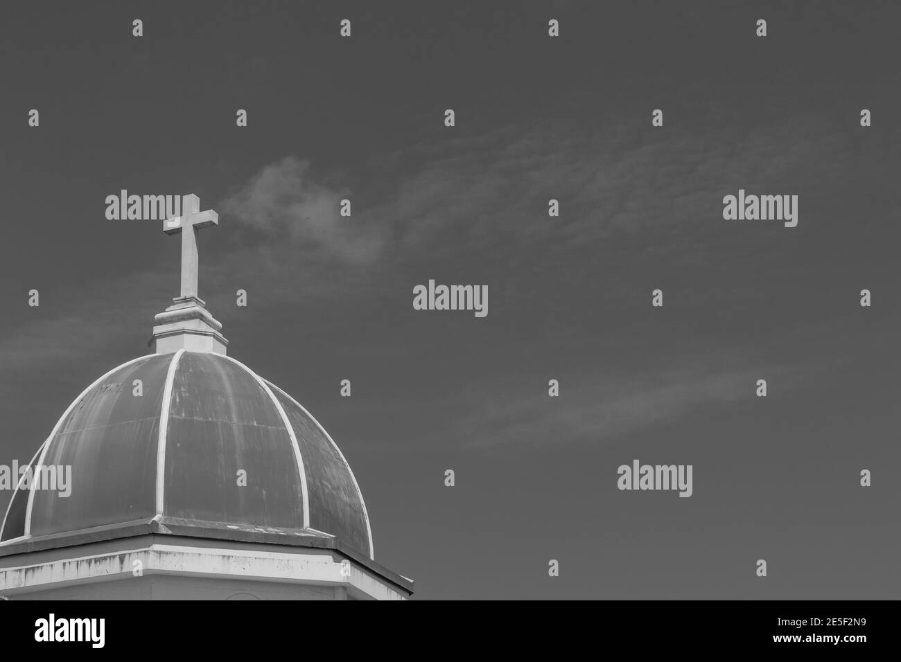 Big cross in catholic Black and White Stock Photos & Images - Alamy