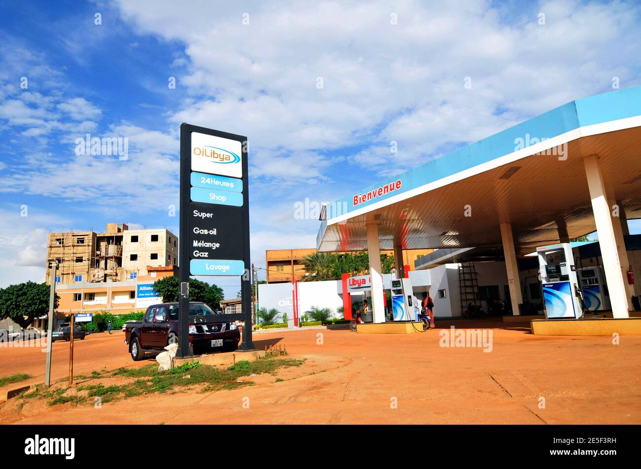 OilLibya petrol station in Ouagadougou, Burkina Faso Stock Photo - Alamy