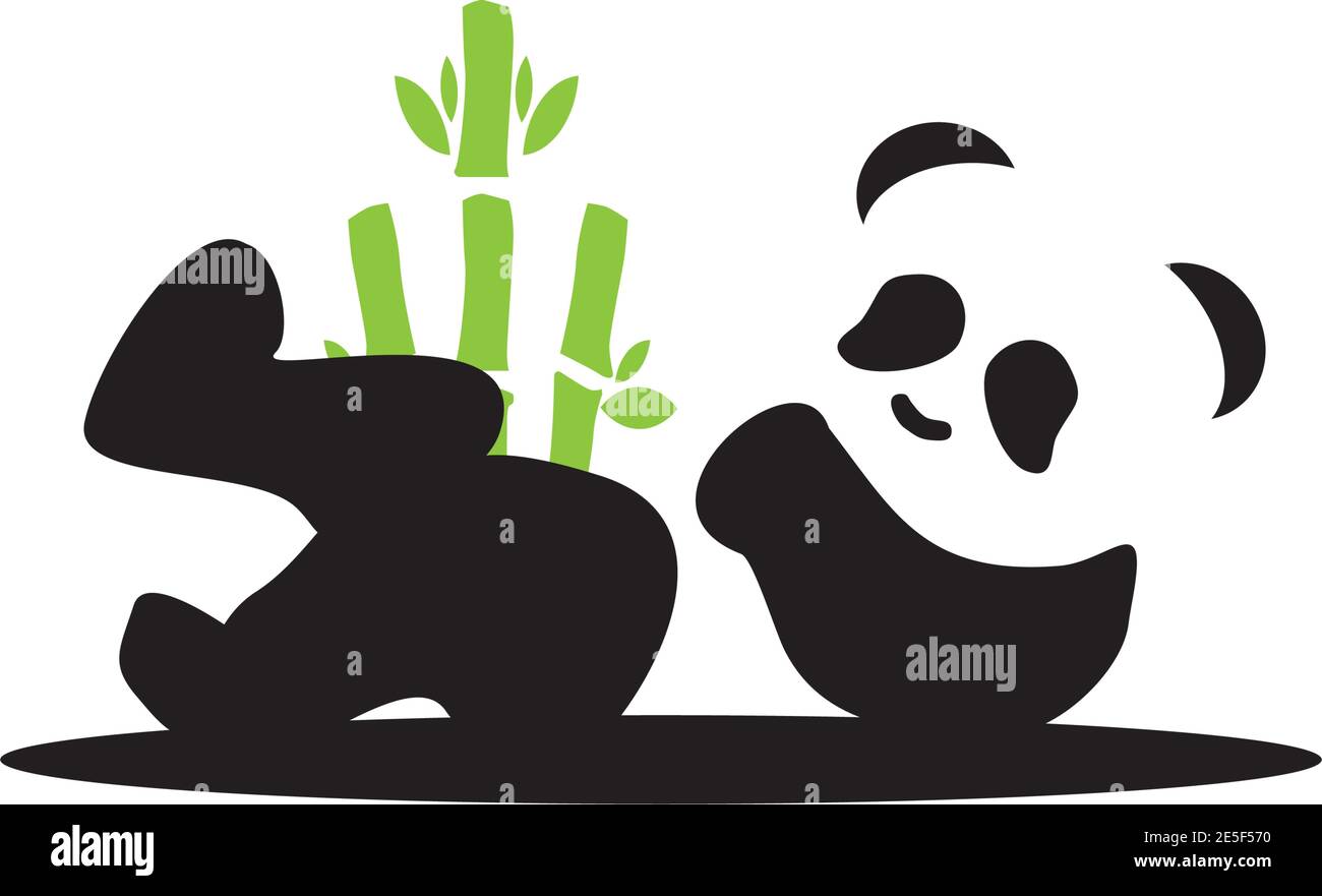 Panda animal logo design vector template Stock Vector Image & Art - Alamy
