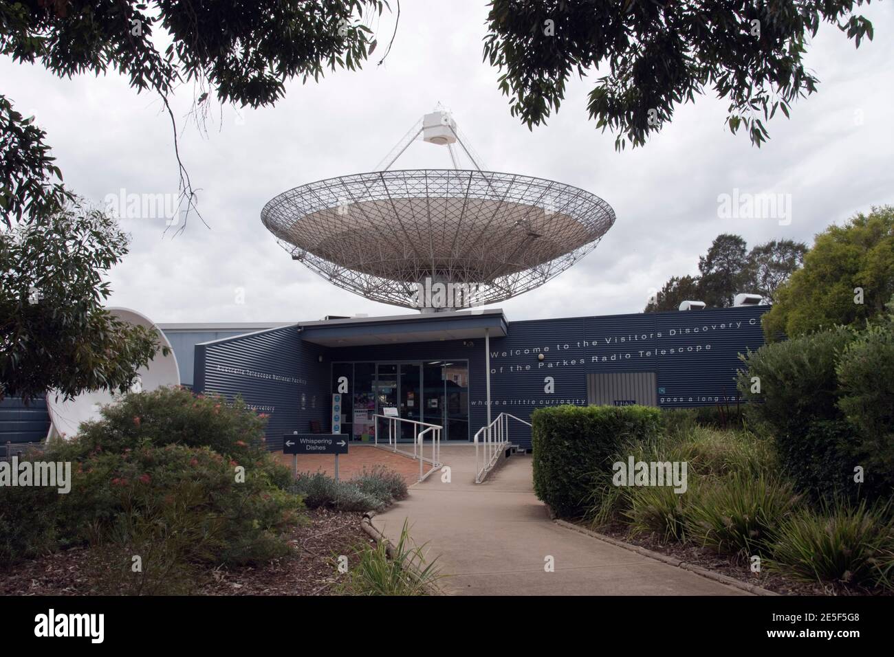The Parkes Observatory, a radio telescope observatory near Parkes, New ...