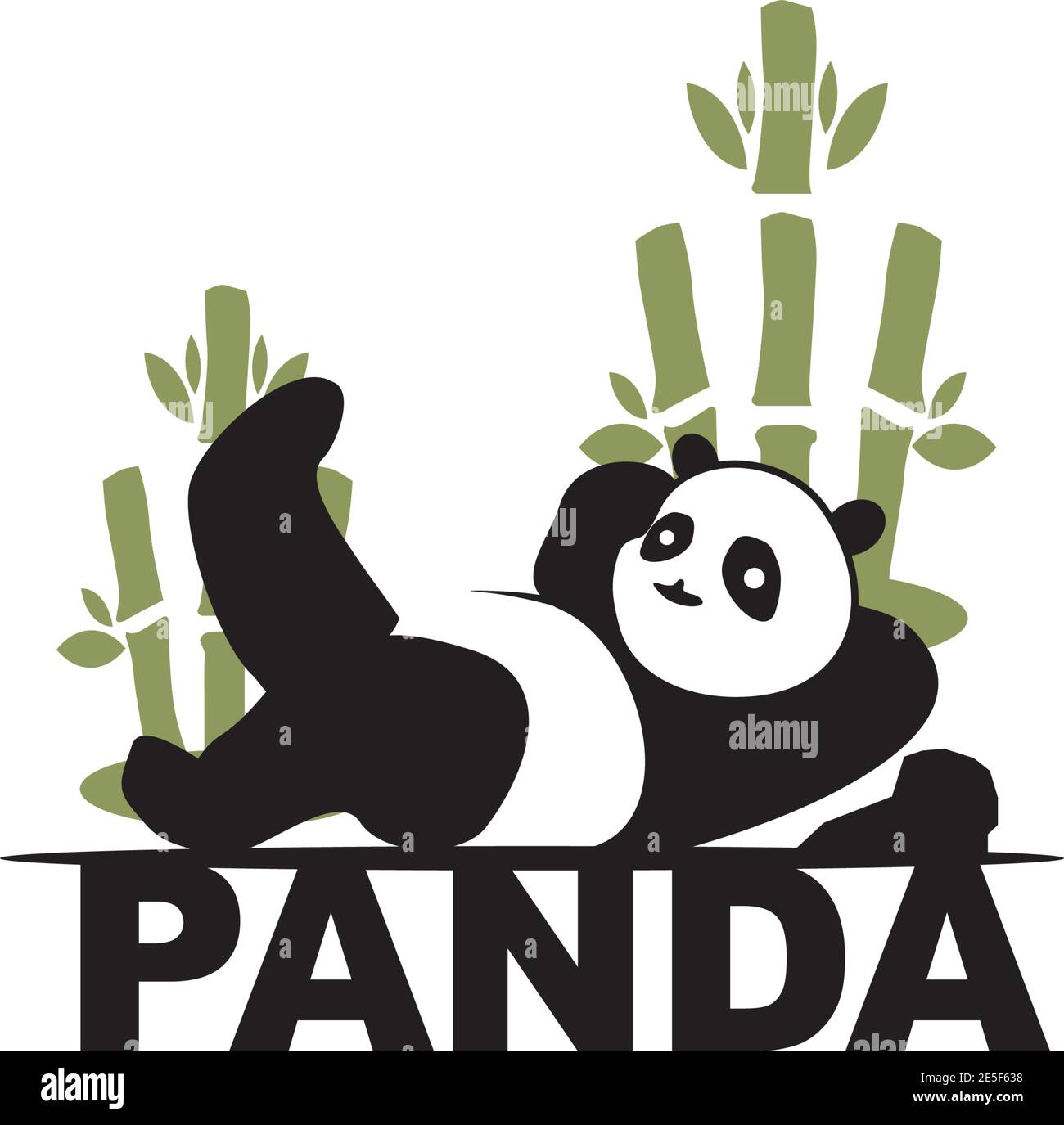 Panda animal logo design vector template Stock Vector Image & Art - Alamy