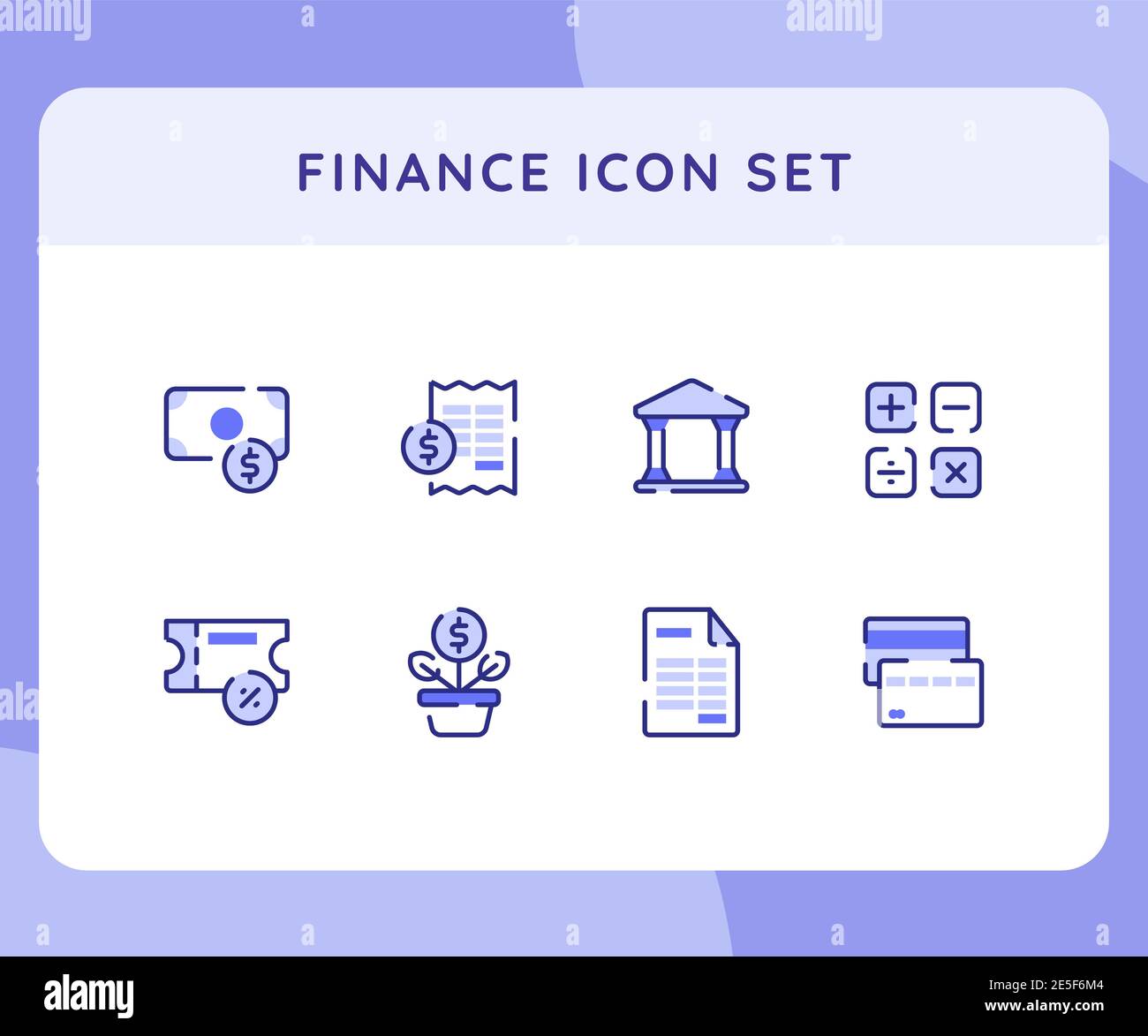finance icon icons set collection collections package money currency ...