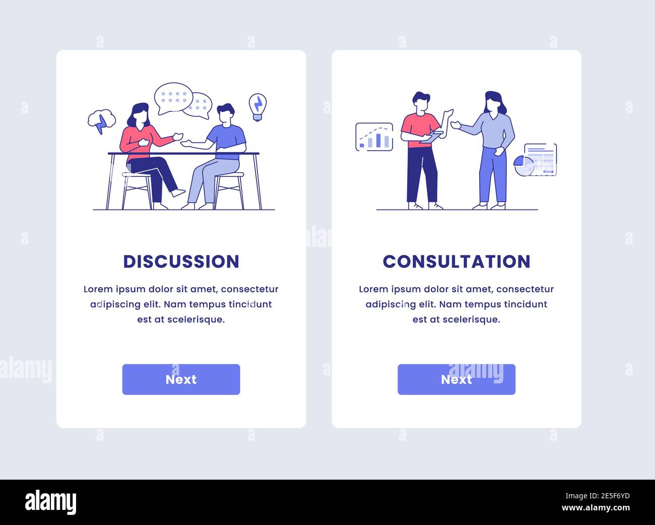 discussion consultation men and women talking onboarding for mobile app ...