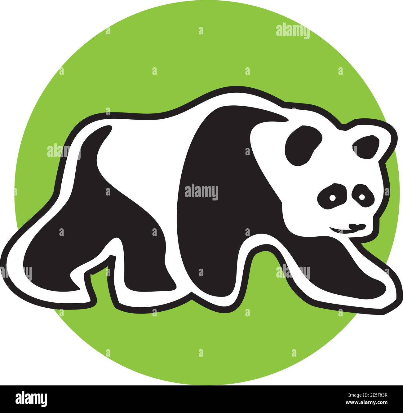 Panda animal logo design vector template Stock Vector Image & Art - Alamy