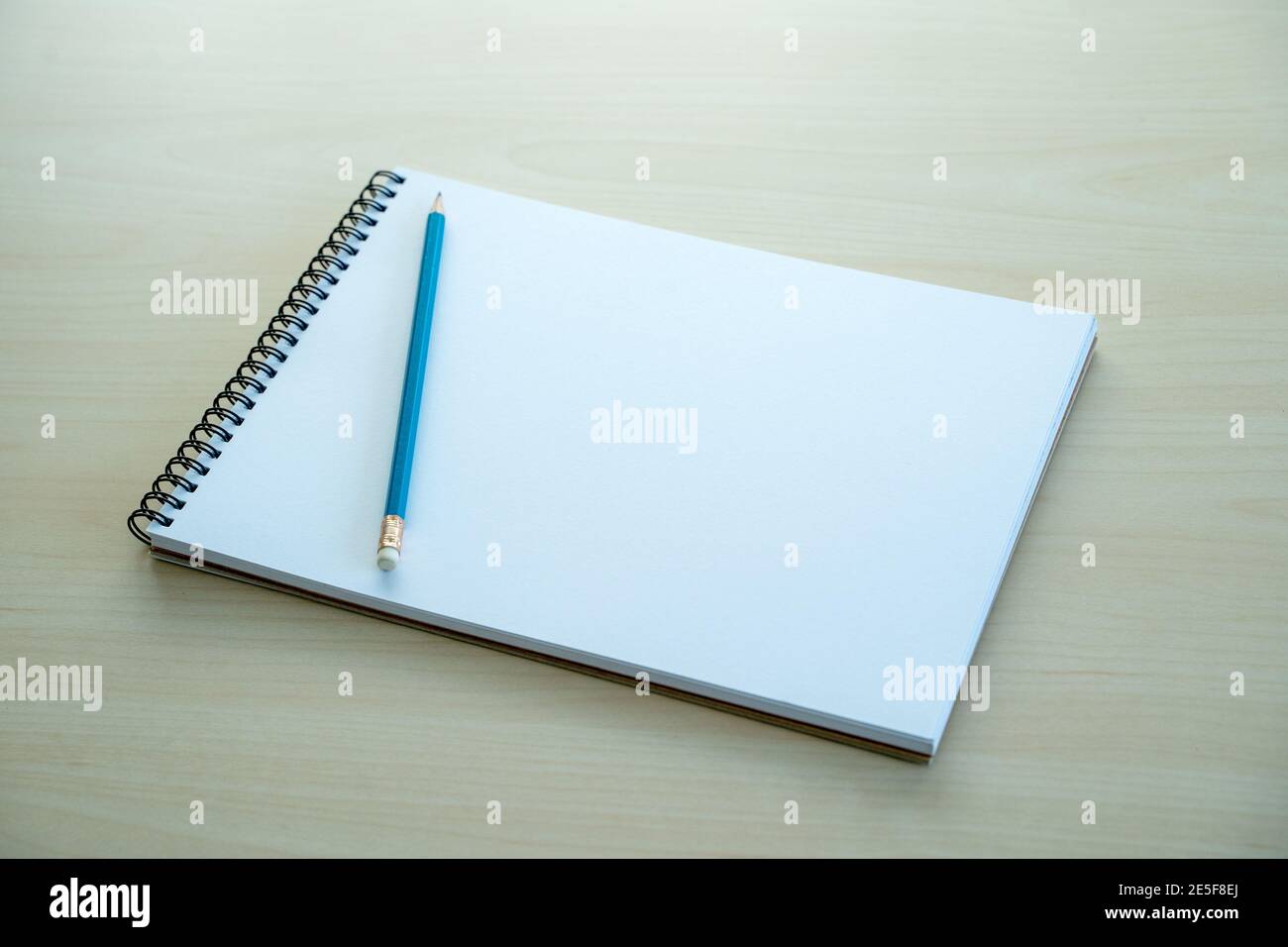 Blank plain notebook top view blank Design concept background for ...