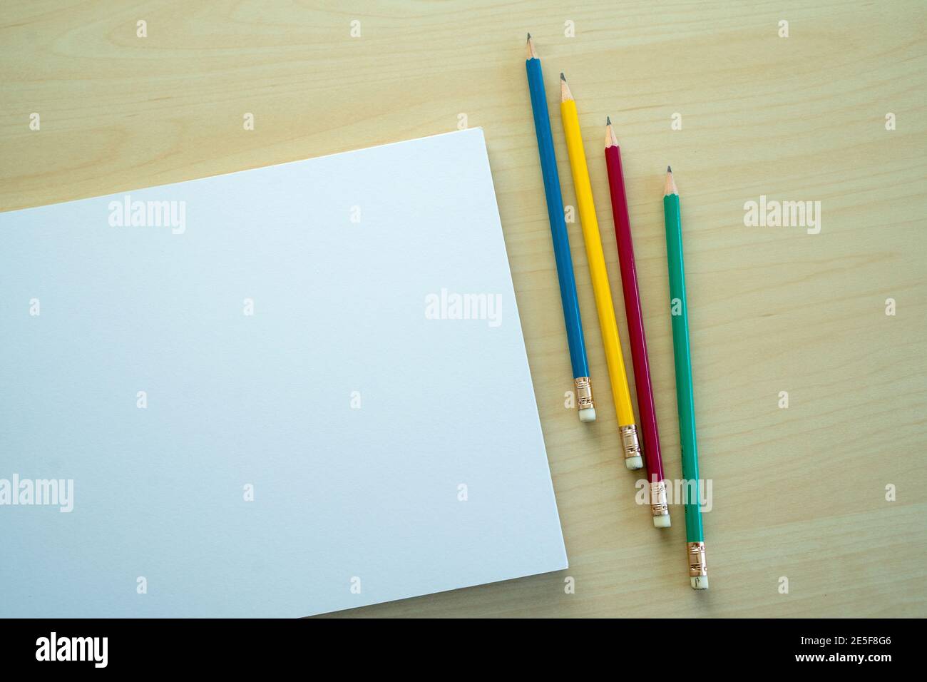 Blank plain notebook top view blank Design concept background for ...