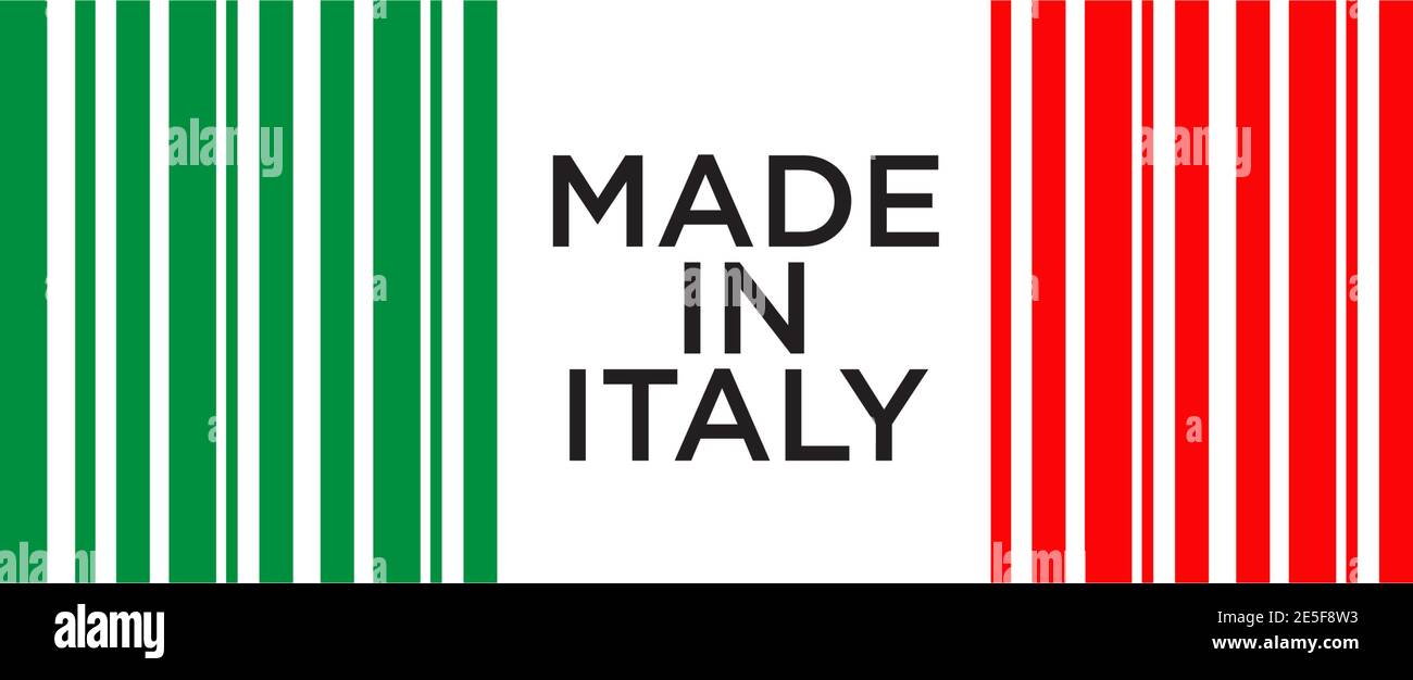 Italian product emblem logo design vector template Stock Vector Image ...