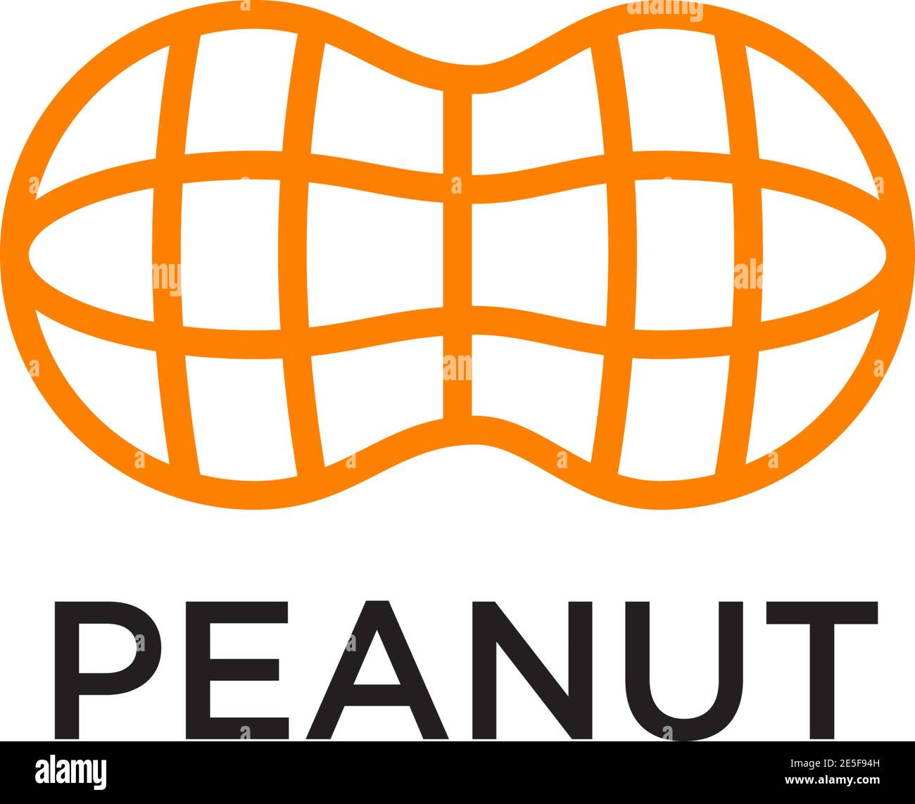 Peanut plant logo design vector template Stock Vector Image & Art - Alamy