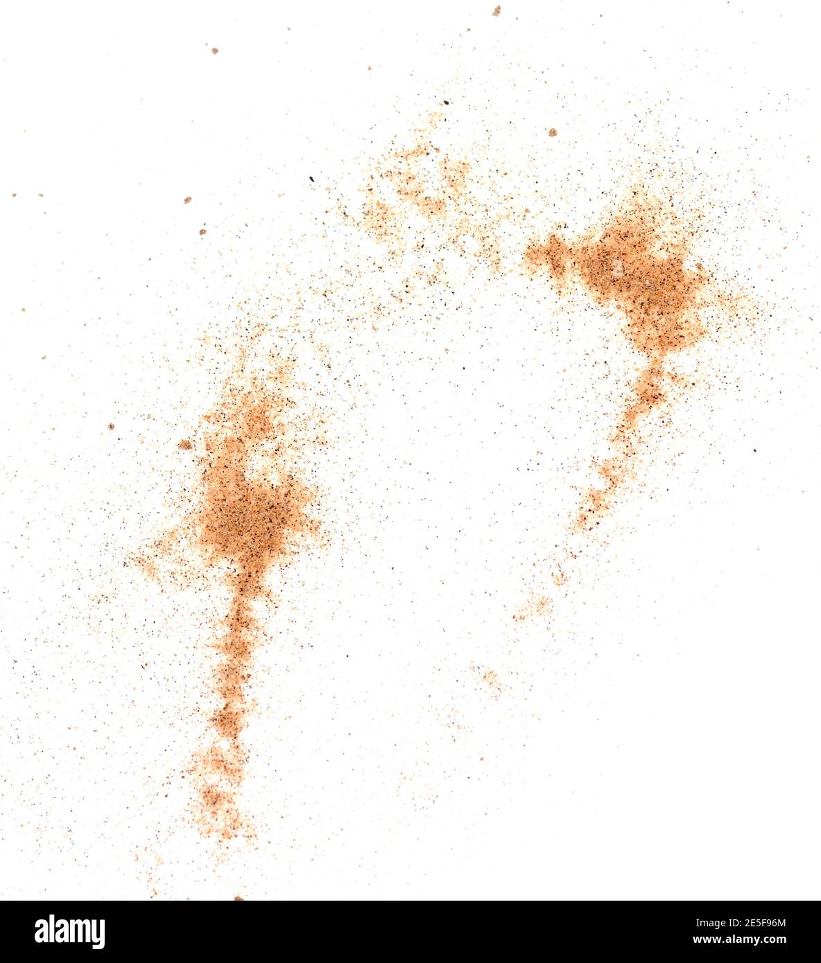 Sand isolated on white background Stock Photo - Alamy