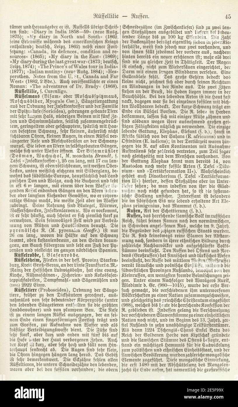 Meyers b14 s0045 Stock Photo - Alamy