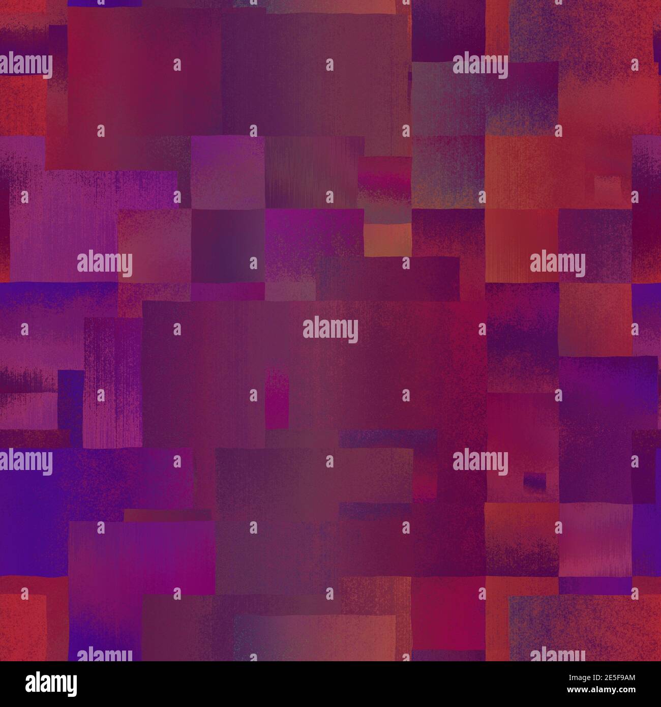 Seamless rectangle geo tile mosaic pattern swatch Stock Photo - Alamy