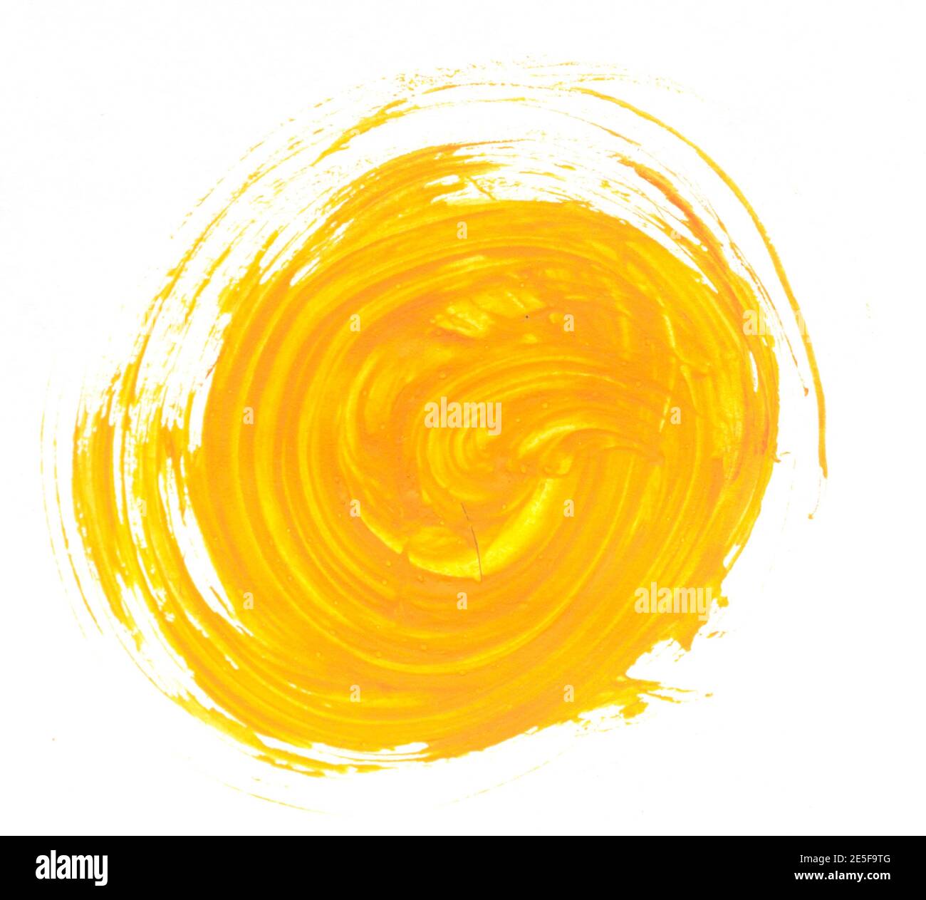 Orange paint circle isolated hi-res stock photography and images - Alamy