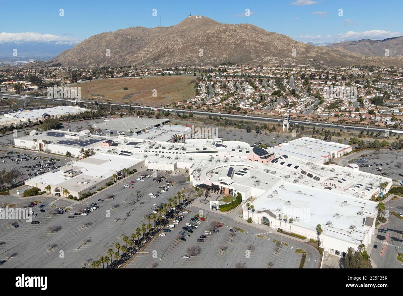 General overall aerial view of the Moreno Valley Mall, Tuesday, Jan. 26 ...