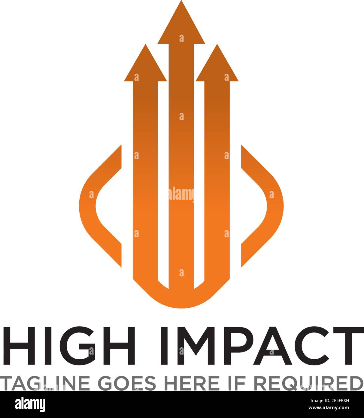 Up arrow logo hi-res stock photography and images - Alamy