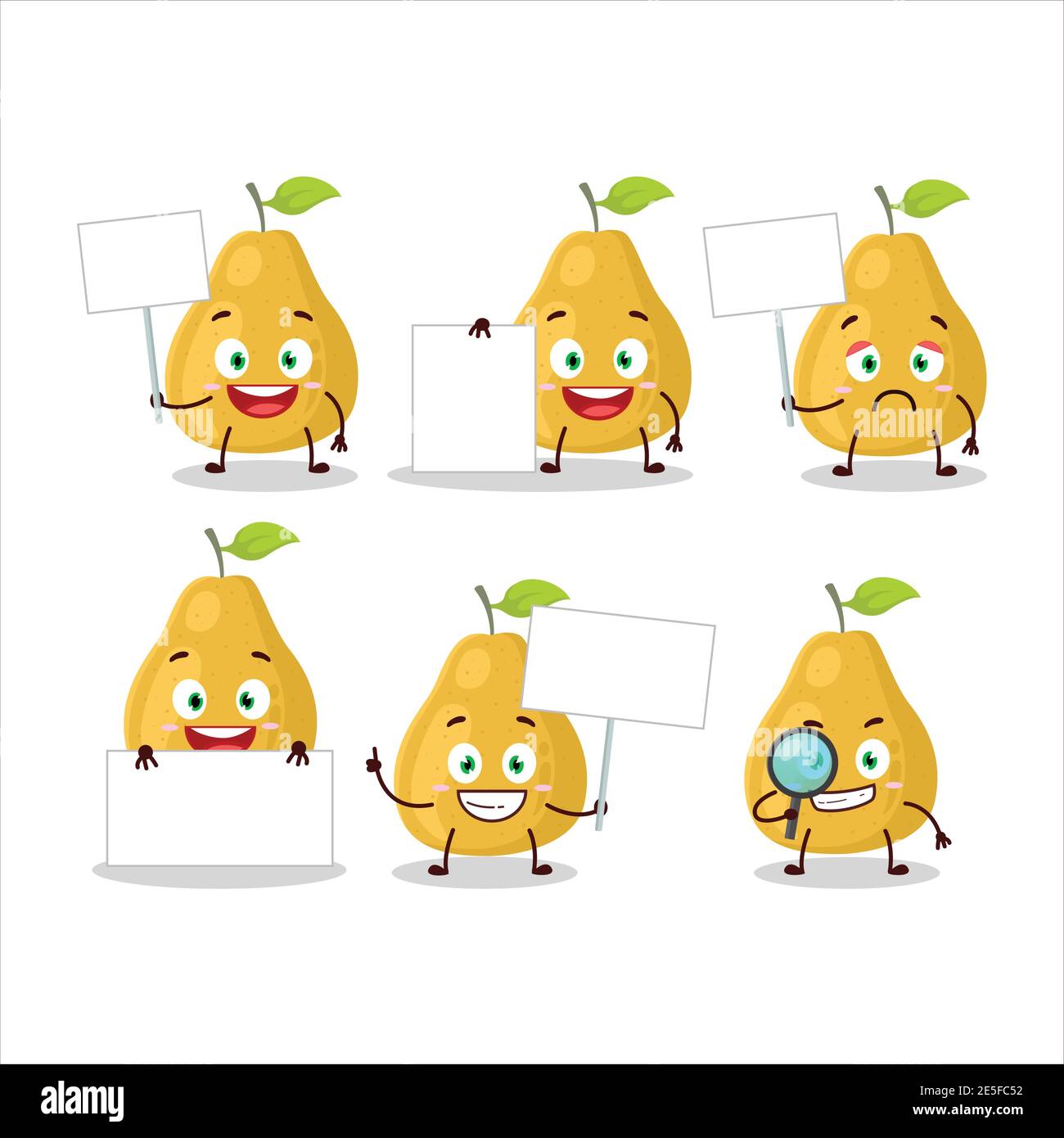 Pomelo cartoon in character bring information board. Vector ...