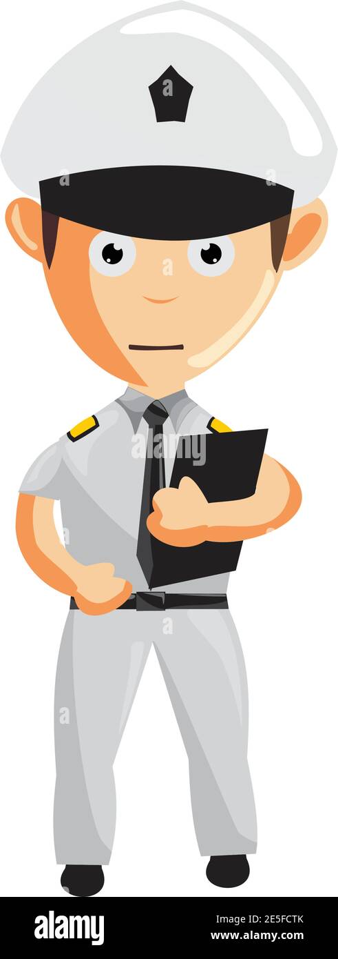 Commercial pilot in cockpit Stock Vector Images - Alamy