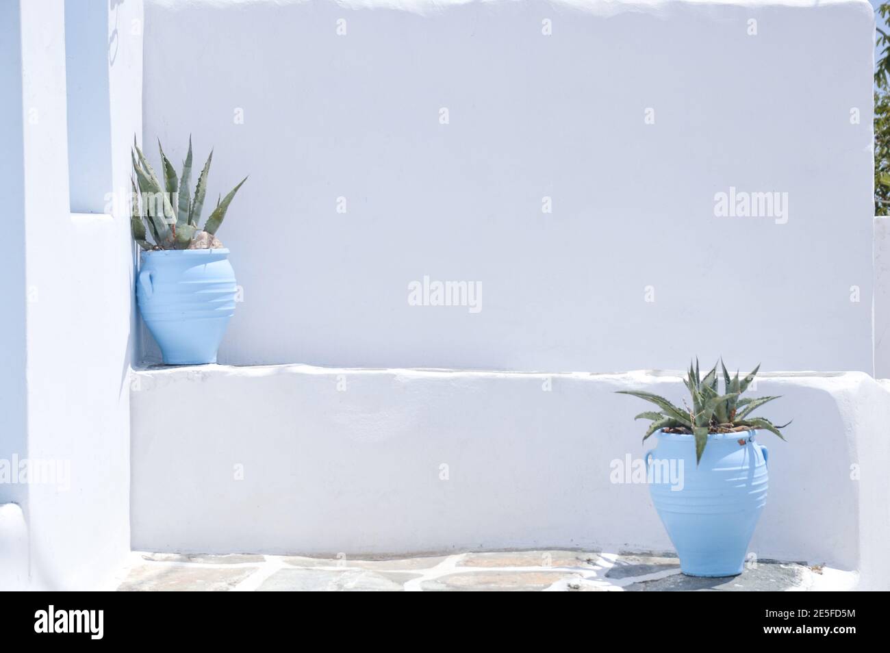 Outside view of traditional little courtyard in Corfu. Similar to ...