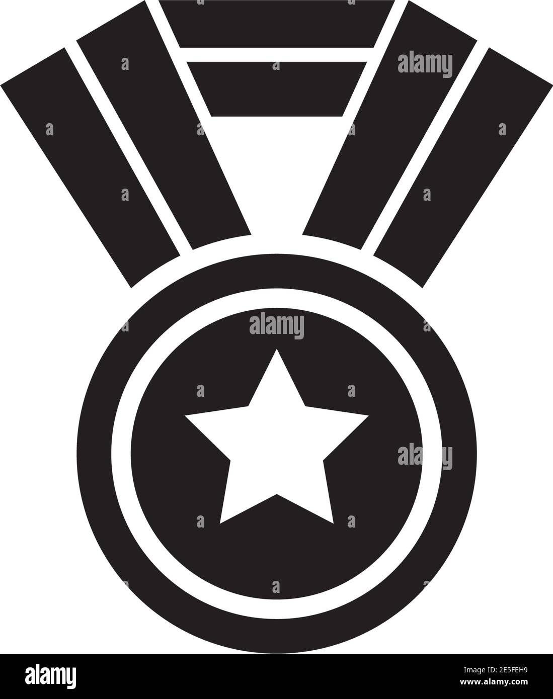 Medal icon logo design vector illustration template Stock Vector Image ...