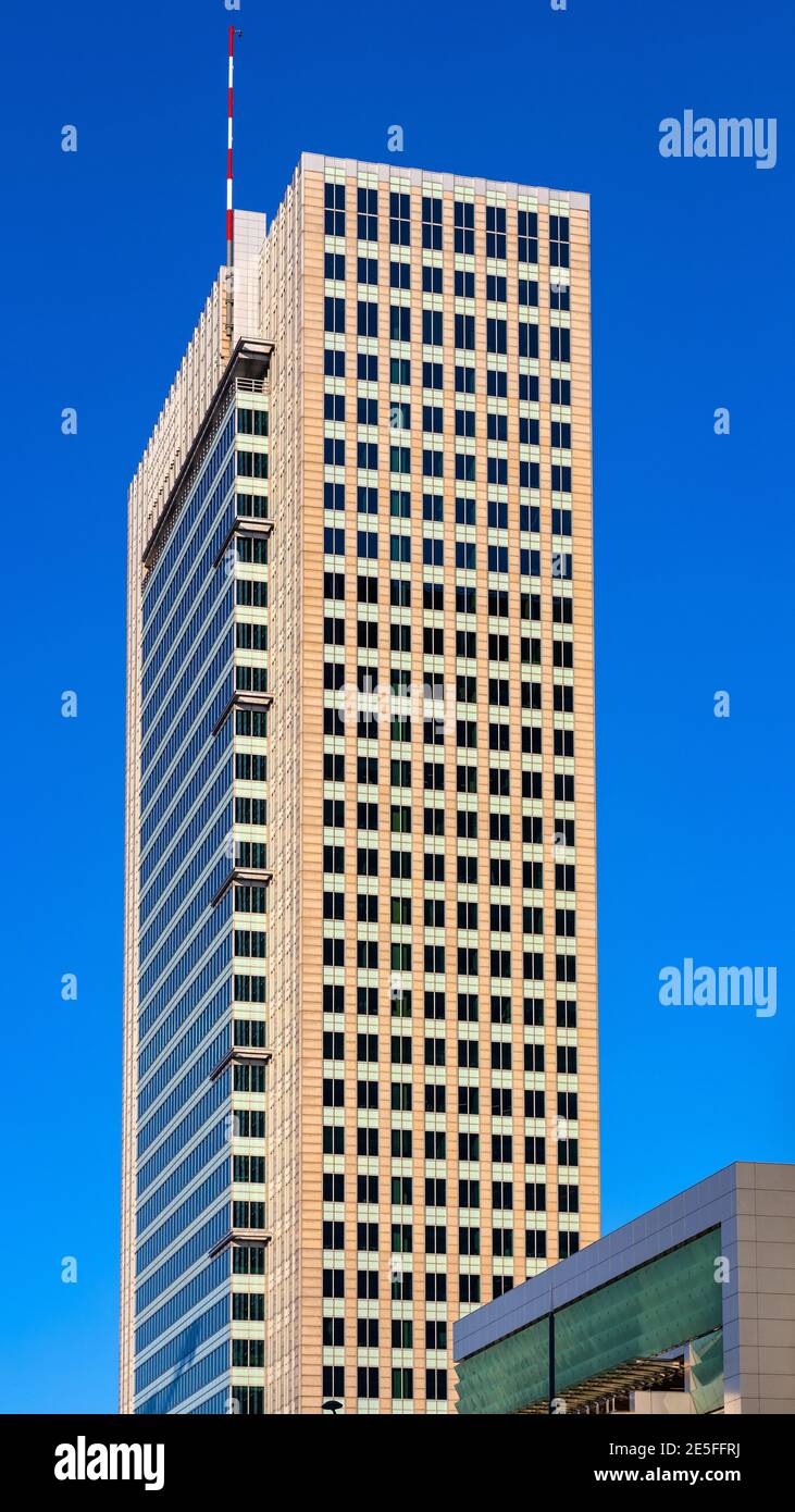 Warsaw, Poland - May 22, 2020: Warsaw Financial Center WFC and Rondo 1 ...