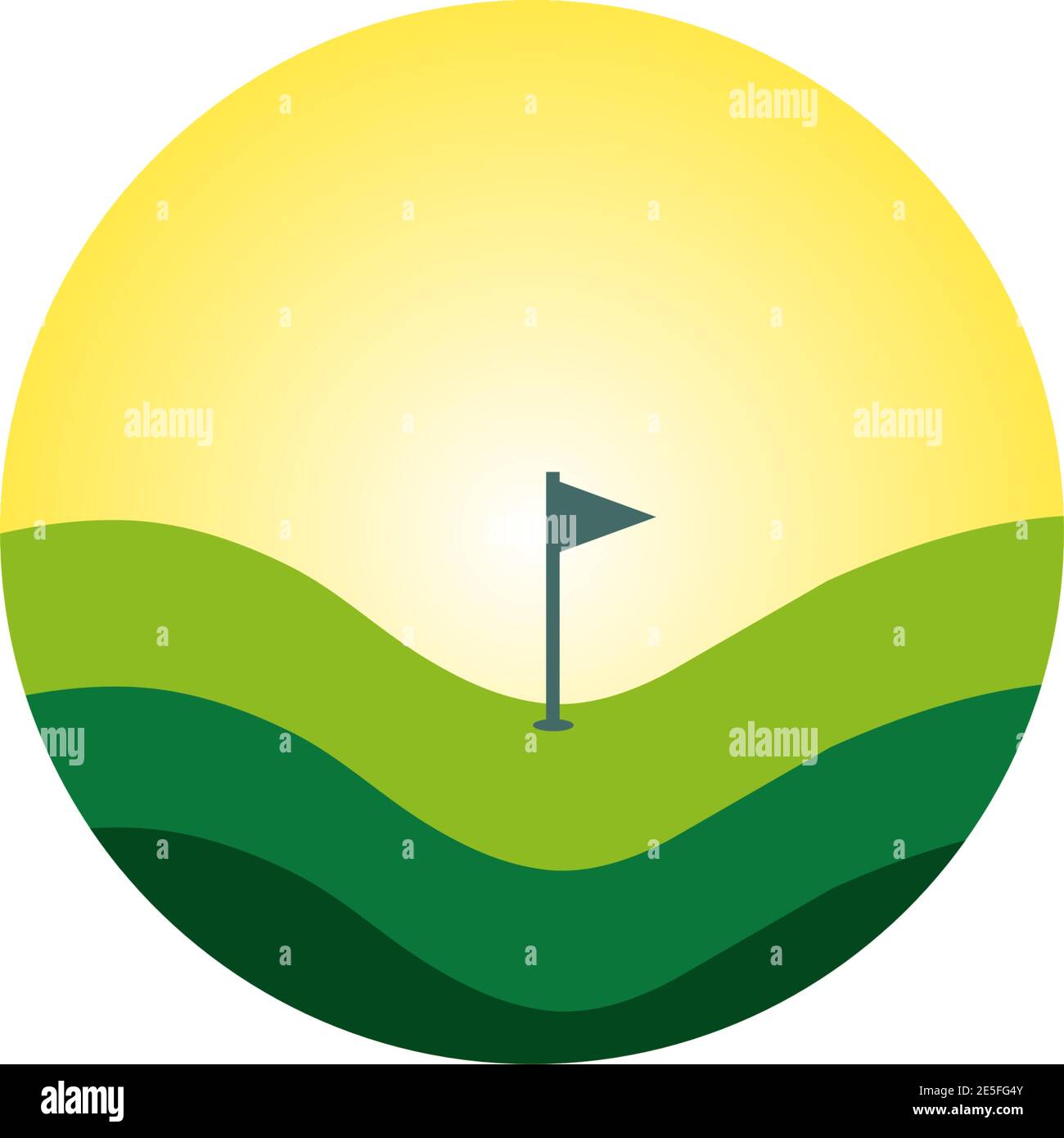 Golf club icon logo design inspiration vector template Stock Vector ...