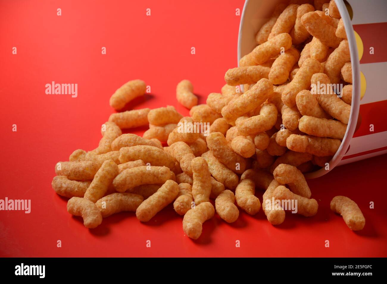 Israeli famous snack Bamba - made of peanut butter. Peanut Flips or ...