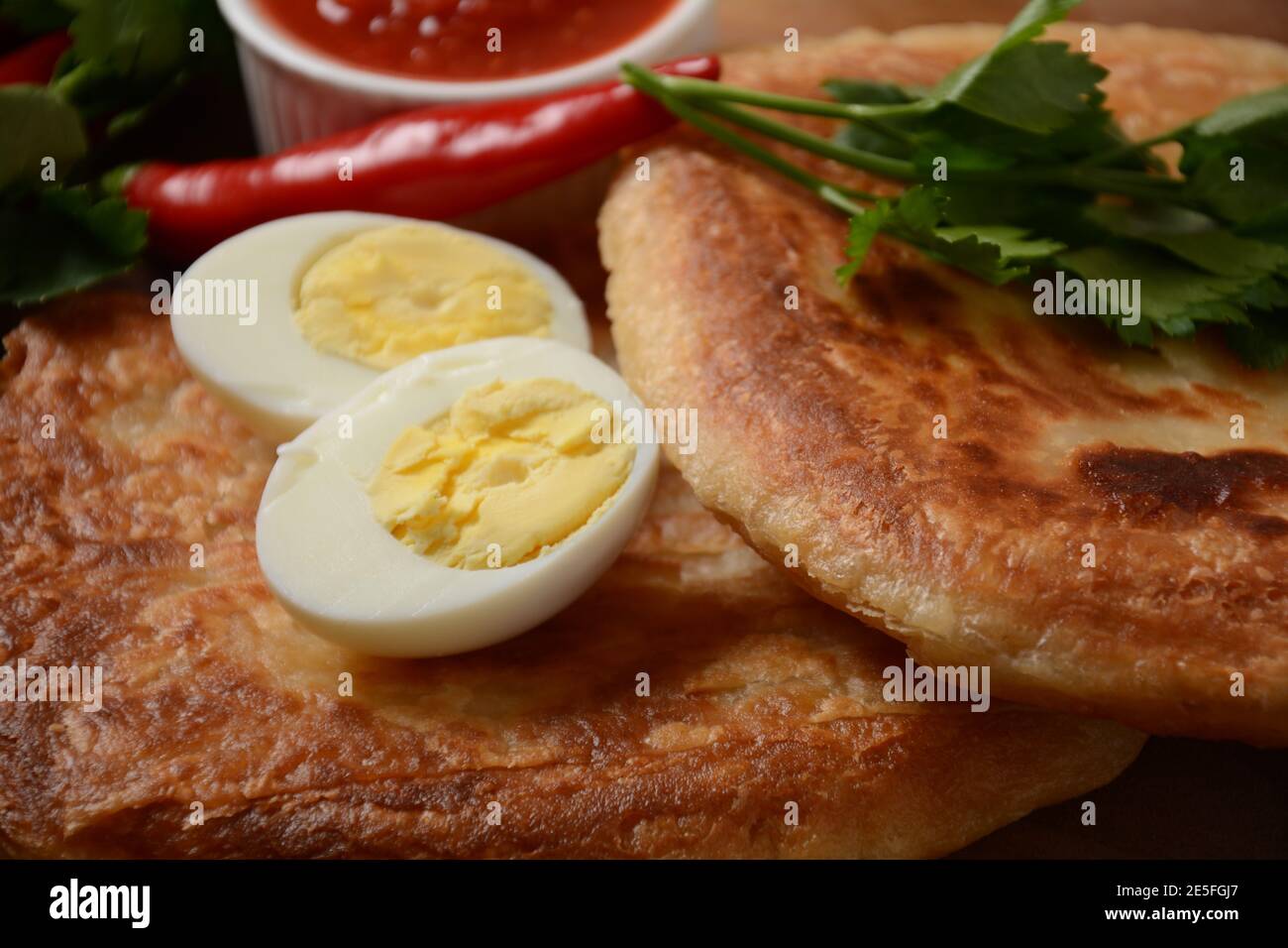 Traditional dishes of Israeli and Middle Eastern cuisine - Malawach ...