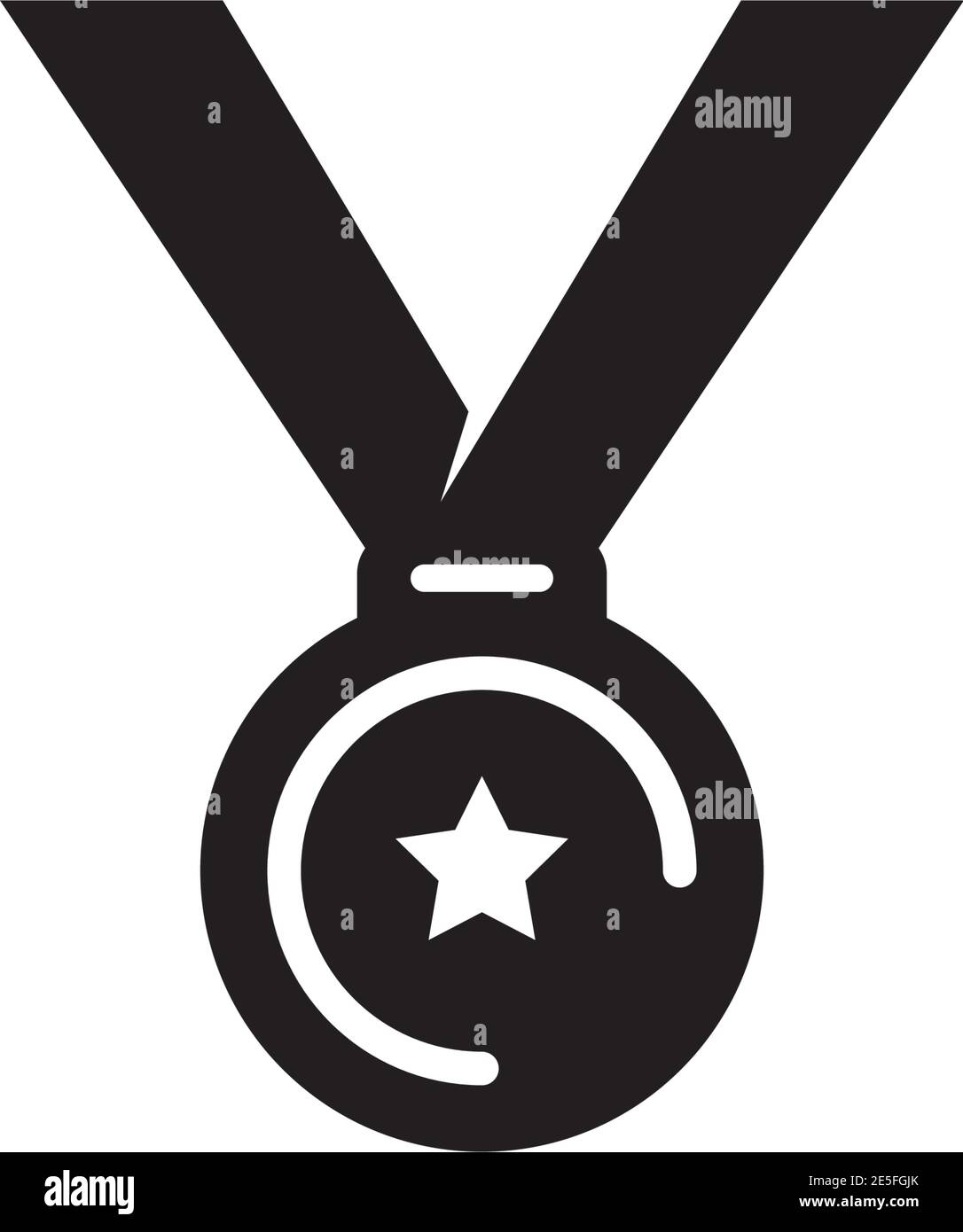 Medal icon logo design vector illustration template Stock Vector Image ...