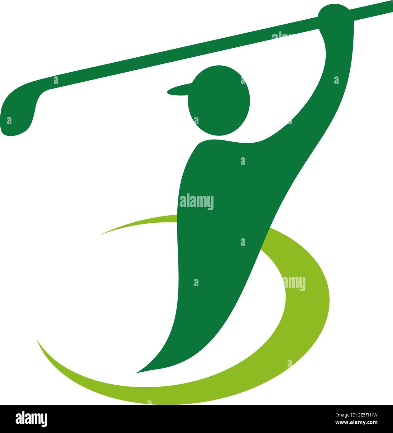 Golf club icon logo design inspiration vector template Stock Vector ...
