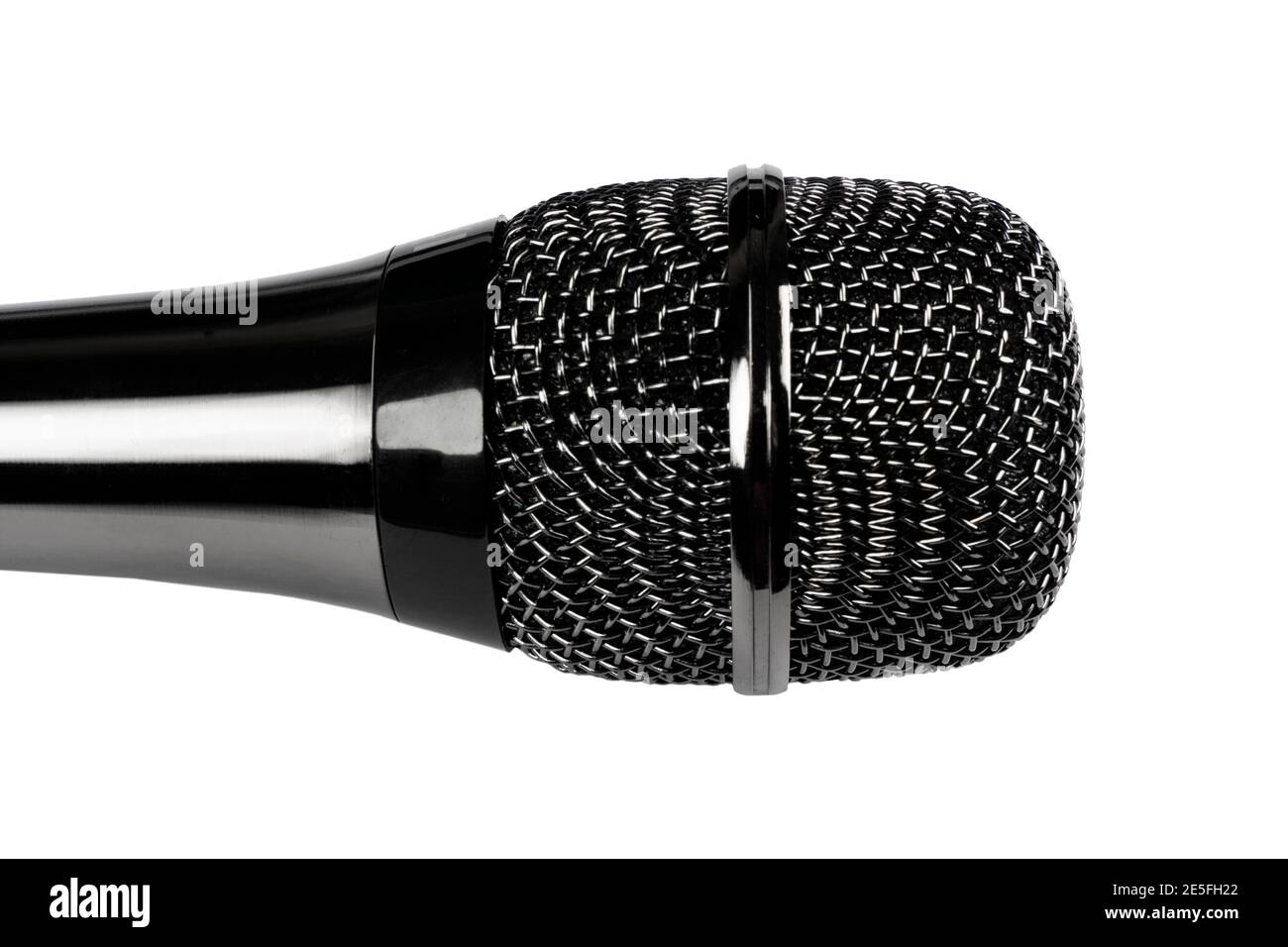 Modern microphone isolated on a white background. Wireless microphone ...