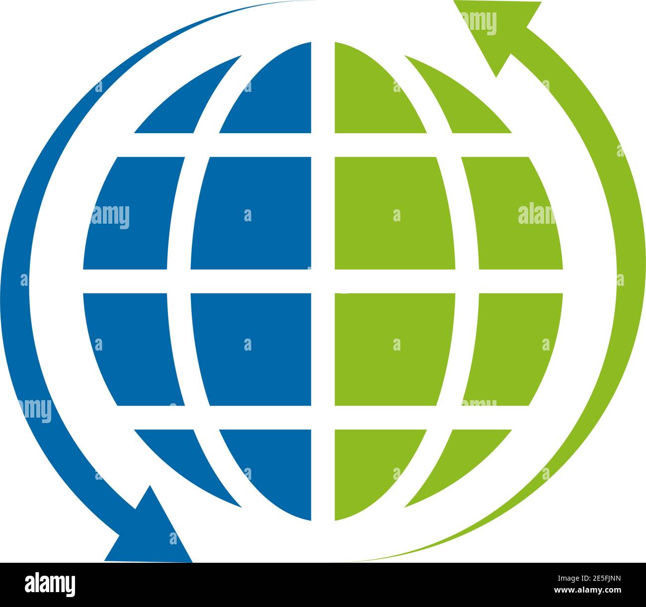 Globe icon logo design inspiration vector template Stock Vector Image ...