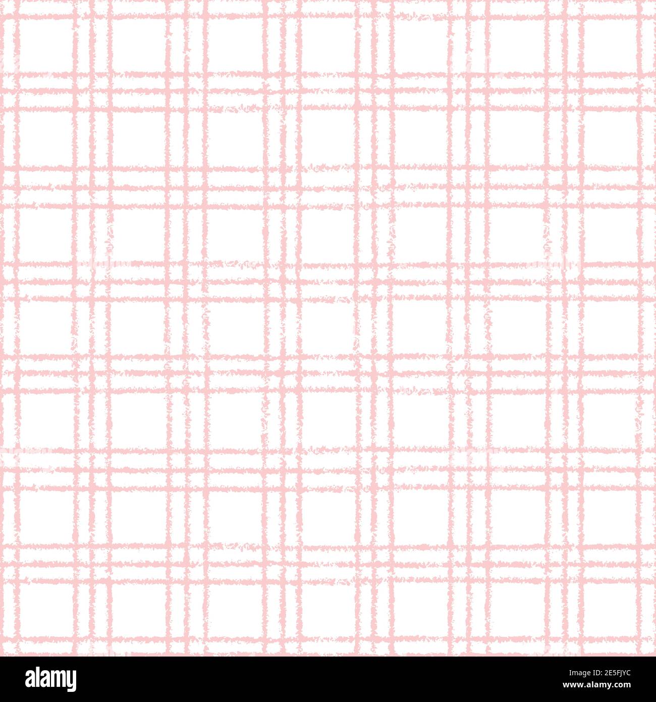 Check pattern background in pink, cute textured vector plaid seamless ...