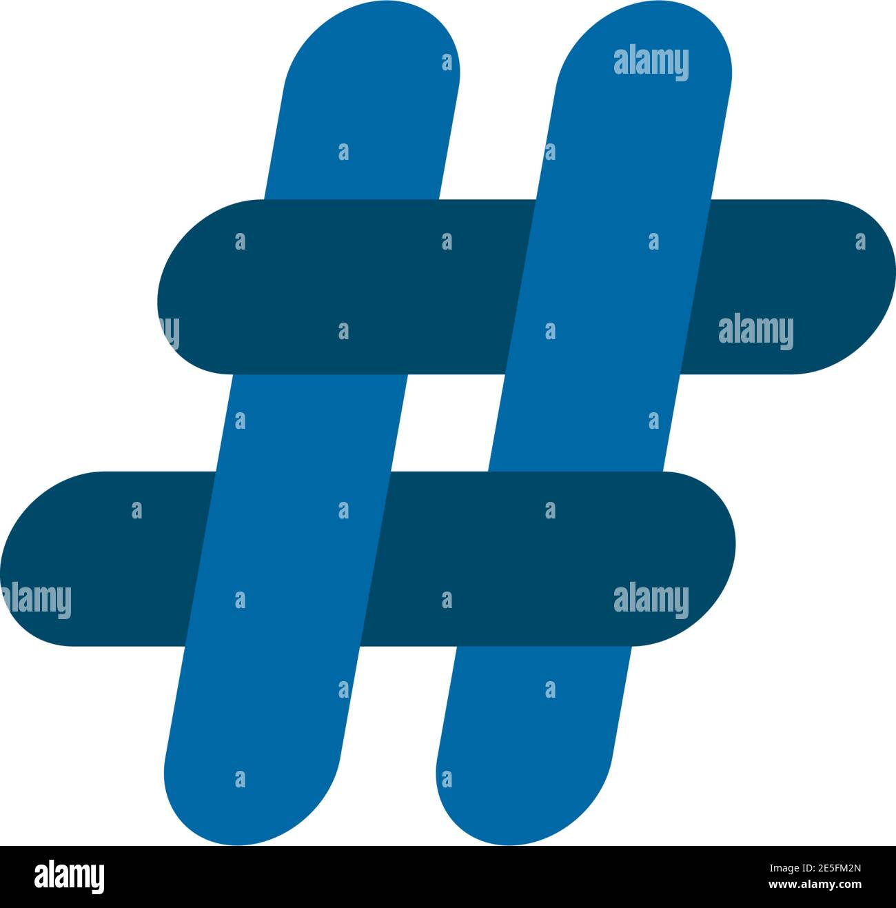 Hashtag icon logo design inspiration vector template Stock Vector Image ...
