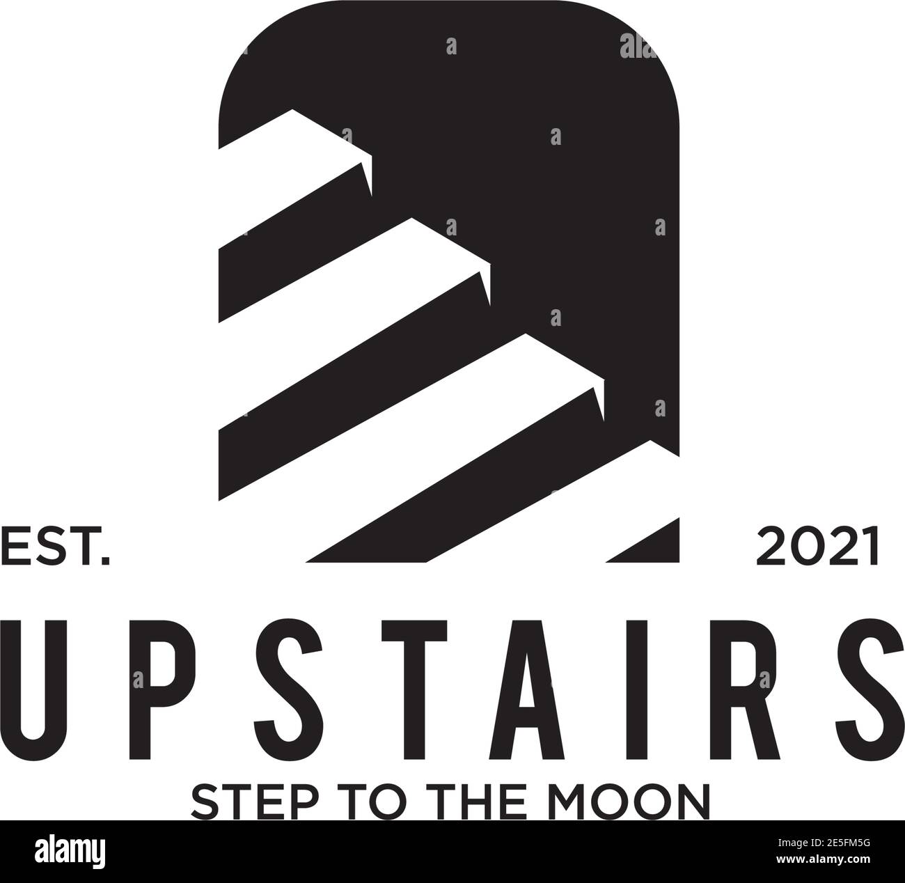 Upstairs logo design icon vector template Stock Vector Image & Art - Alamy